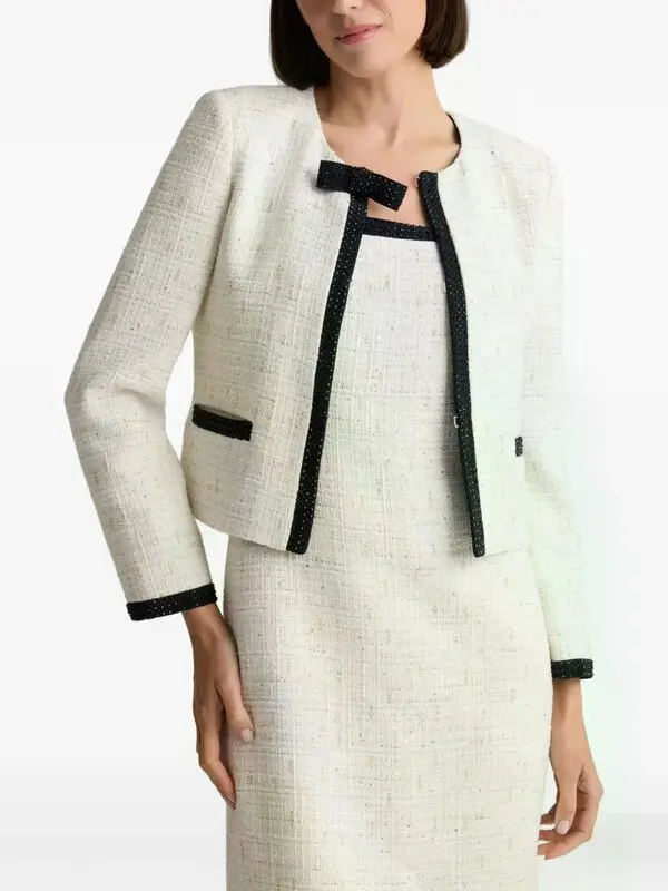 St. John Tweed Appliqué Jacket