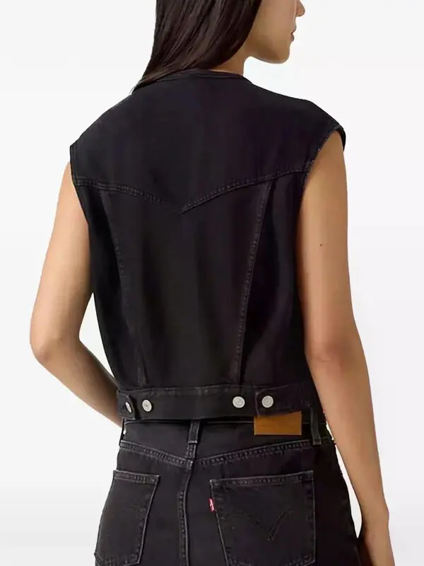 LEVI'S Collarless Buttoned Vest