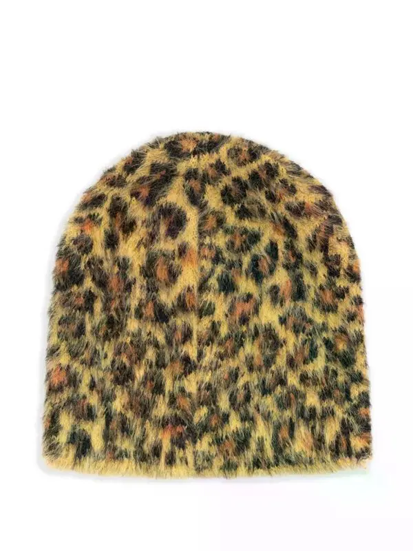 StÜssy Leopard Print Beanie