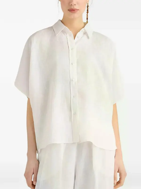 Momoni Linen Boxy Fit Shirt