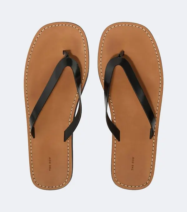 THE ROW City Leather Thong Sandals