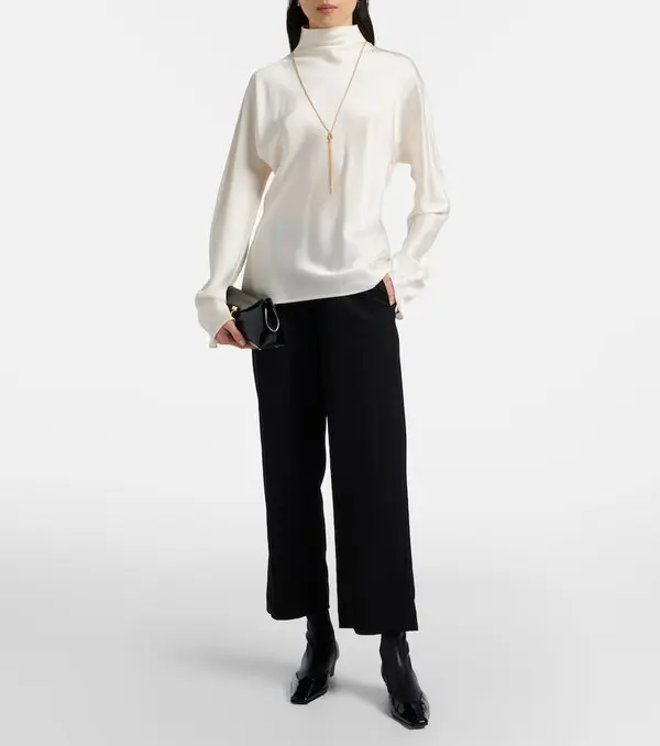 RÓHE Cropped Wide-leg Pants