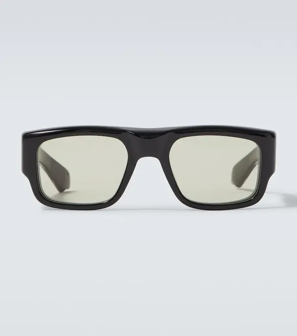 JACQUES MARIE MAGE Donat Rectangular Sunglasses - Black