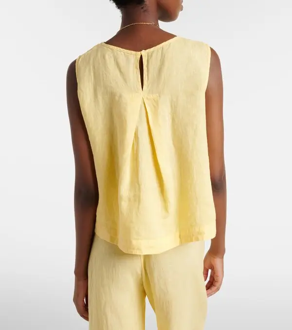 Velvet By Graham & Spencer Maxine Linen Top