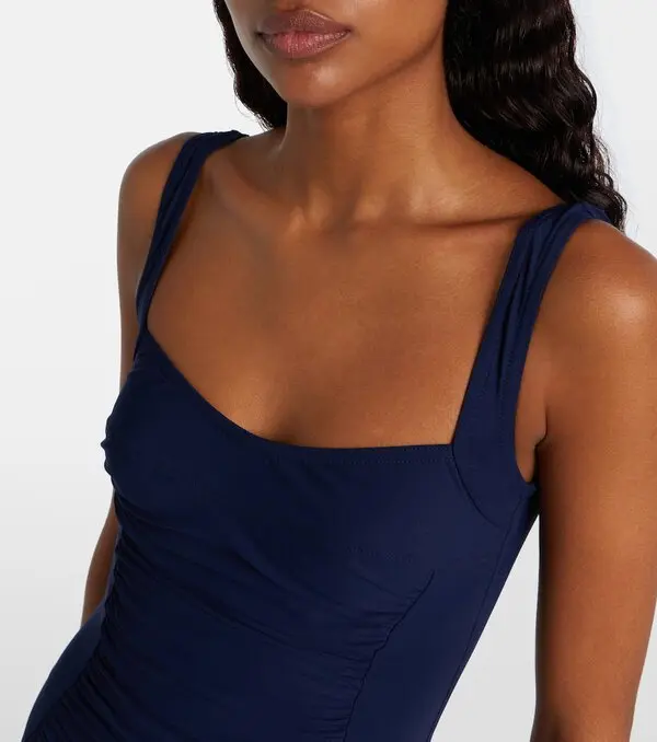 KARLA COLLETTO Navy One Piece Swimsuit With Underwire Cups