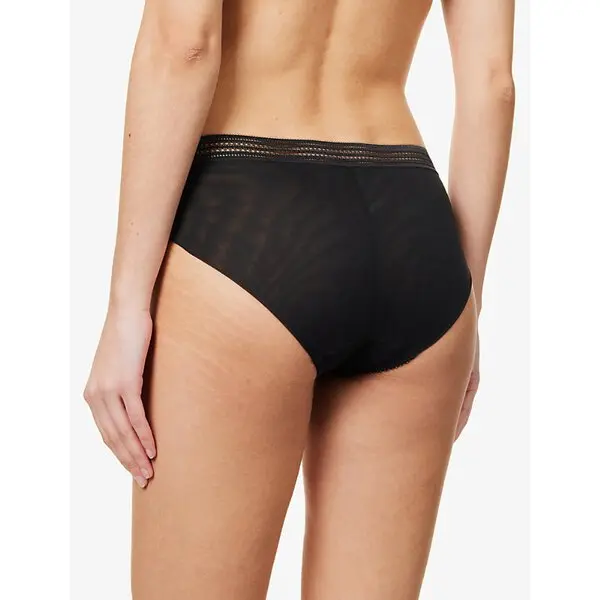 Wacoal Raffiné Mid-rise Lace Stretch-woven Briefs