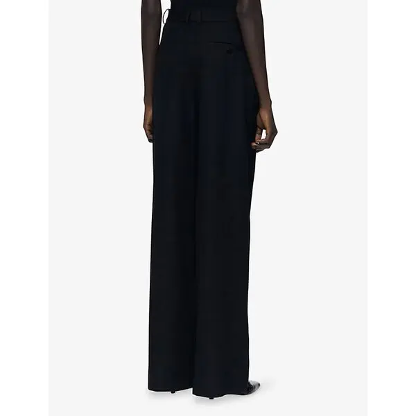 JOSEPH Yukio Wide-leg Stretch-woven Trousers