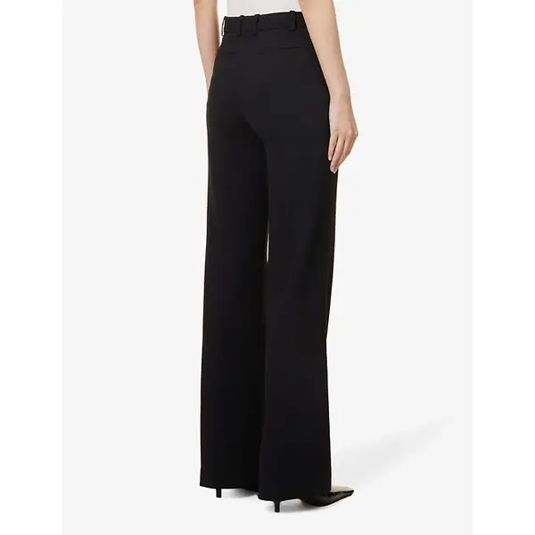 JOSEPH Morrissey Straight-leg High-rise Stretch-woven Trousers