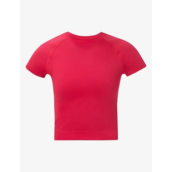 Sweaty Betty Seamless Cropped T-shirt - Crimsonred