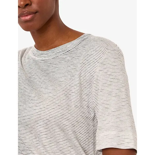 Whistles Striped Cotton T-shirt