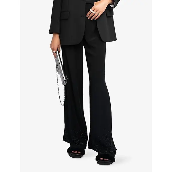 Zadig&Voltaire Papel Low-rise Woven Trousers