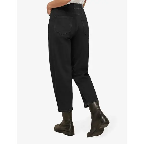Whistles Barrel High-rise Straight-leg Jeans