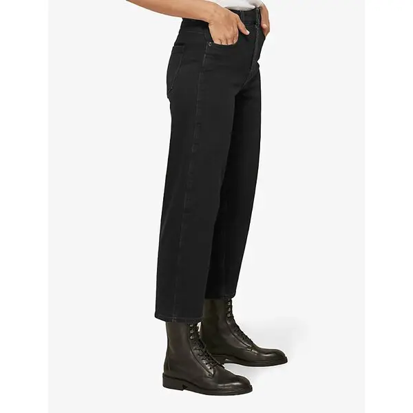 Whistles Barrel High-rise Straight-leg Jeans