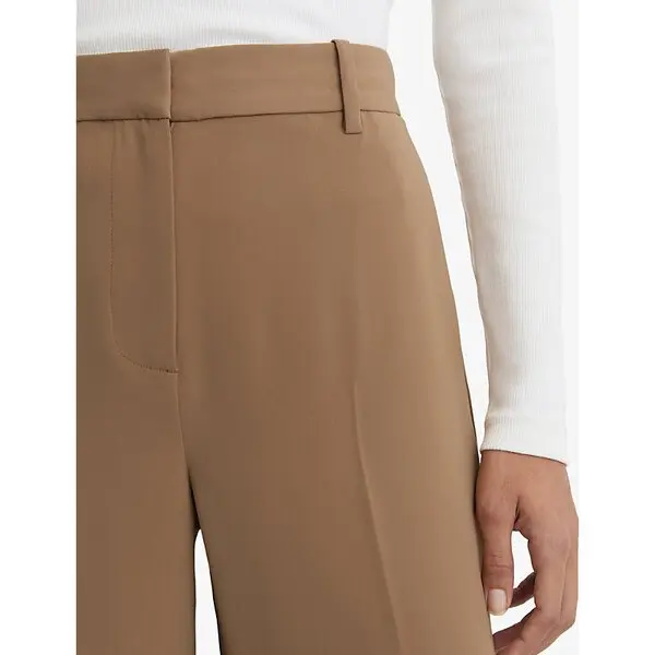REISS Margeaux Wide-leg Stretch-woven Trousers