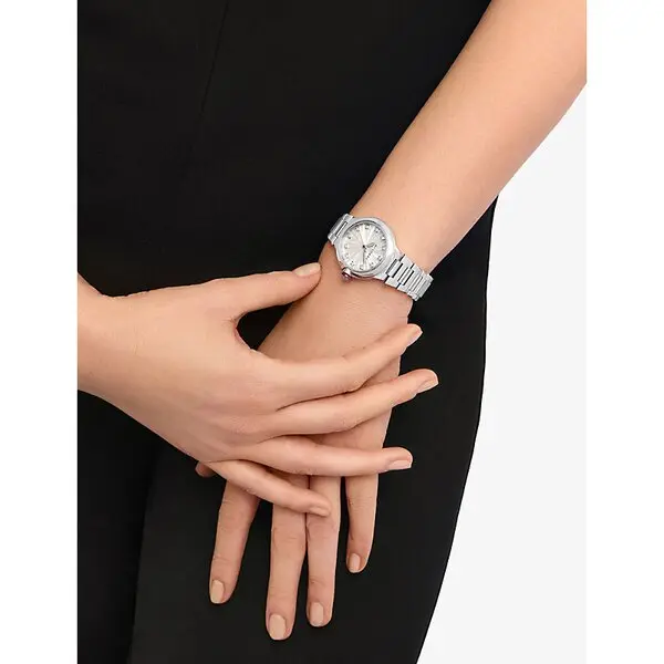 BVLGARI Lvcea Stainless-steel And Diamond Automatic Watch