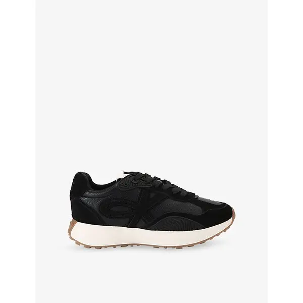 Kurt Geiger Lettie Faux-leather Trainers - Black