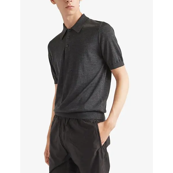 Prada Triangle-logo Re-nylon Swim Trunks - Black