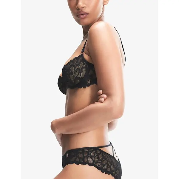 SAVAGE X FENTY Savage Not Sorry Unlined Balconette Lace Bra