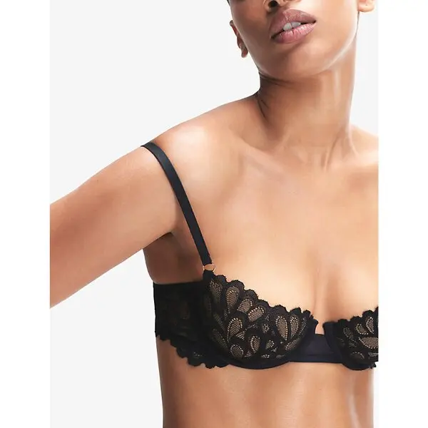 SAVAGE X FENTY Savage Not Sorry Unlined Balconette Lace Bra