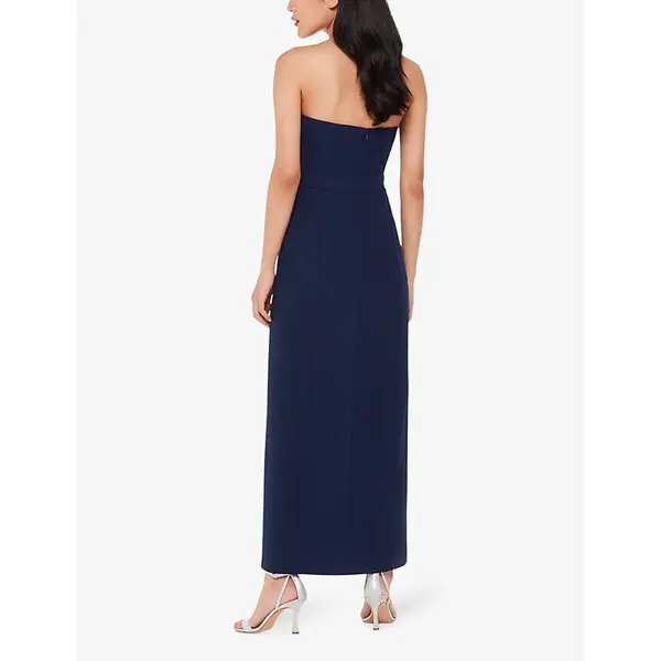 Whistles Gemma Strapless Jersey Maxi Dress