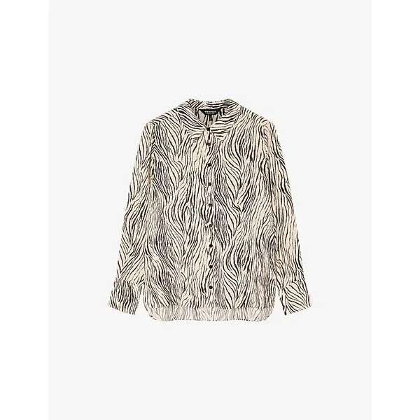 Whistles Zebra Print Woven Shirt