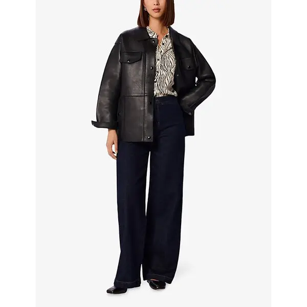 Whistles Zebra Print Woven Shirt