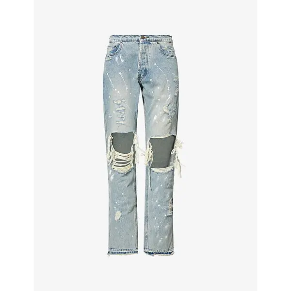 CASEY JEAN BY JEAN VINTAGE Painter Straight-leg Denim Jeans - Washed Blue