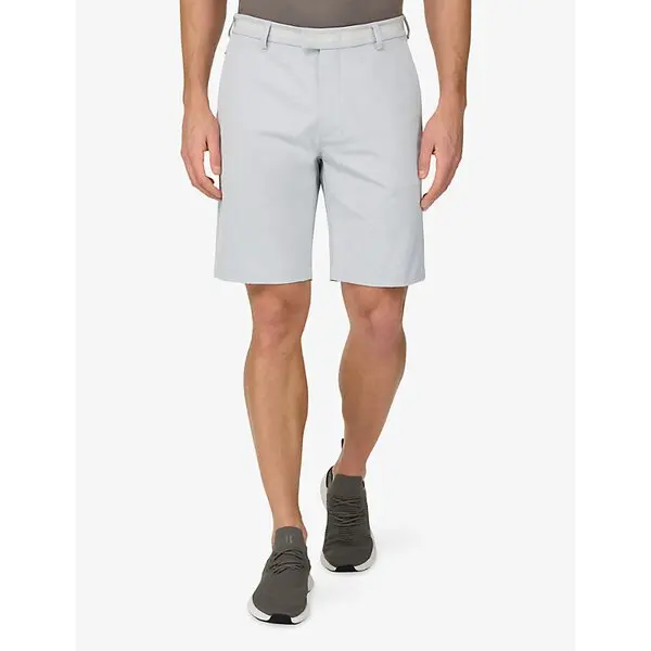 Boggi Milano B-tech Stretch-woven Bermuda Shorts - Ice