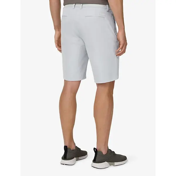 Boggi Milano B-tech Stretch-woven Bermuda Shorts - Ice