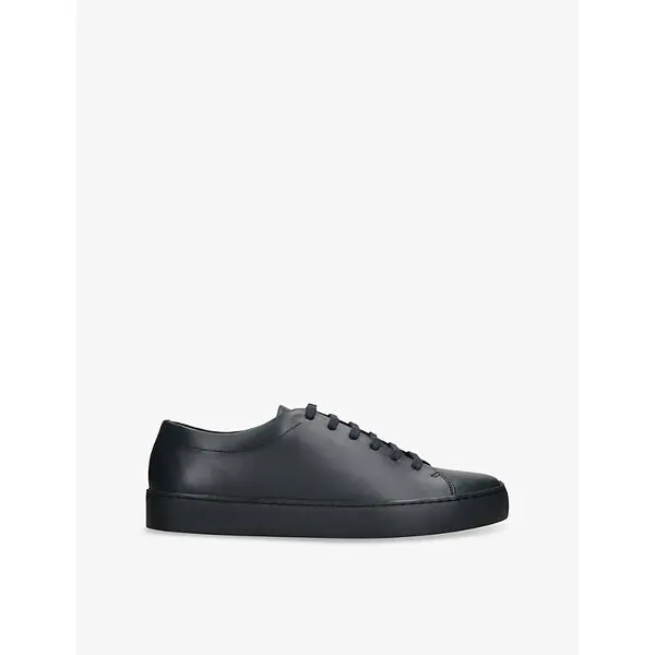 JAK Royal Leather Low-top Trainers - Navy