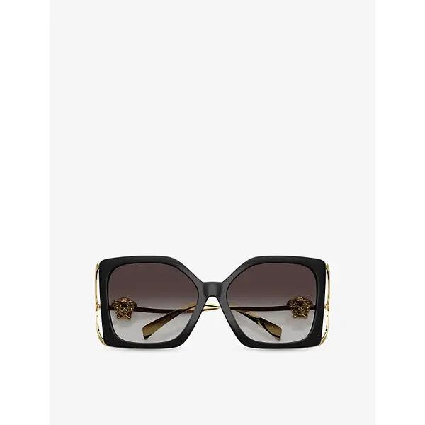 Versace Square Frame Injected Sunglasses