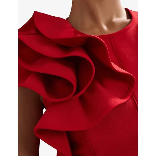 PHASE EIGHT Tyra Ruffle Neck Maxi Dress