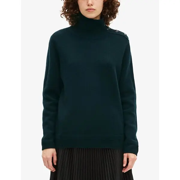 The Kooples Funnel-neck Wool Jumper