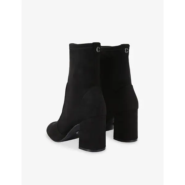Carvela Vito Heeled Faux-leather Ankle Boots - Black