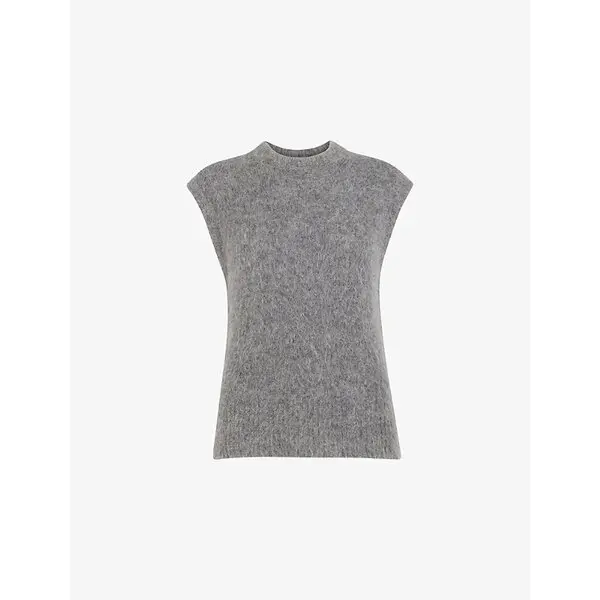 Whistles Round Neck Alpaca-blend Tank
