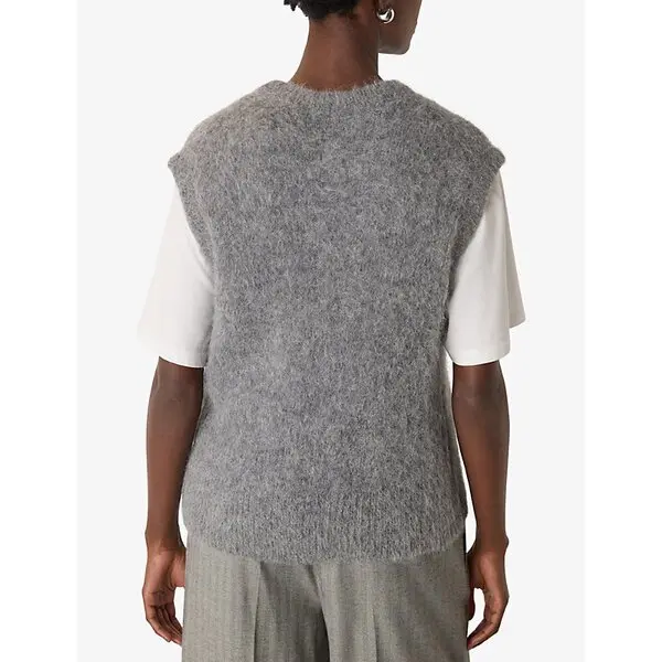 Whistles Round Neck Alpaca-blend Tank