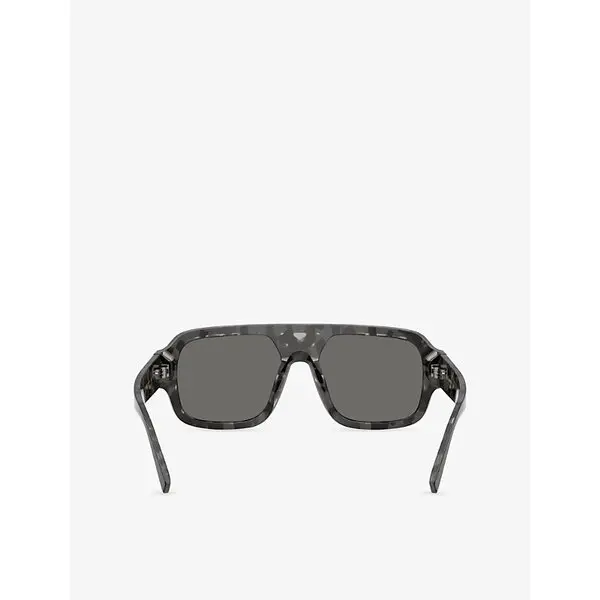 Dolce & Gabbana Dg4516 Square Frame Acetate Sunglasses - Black