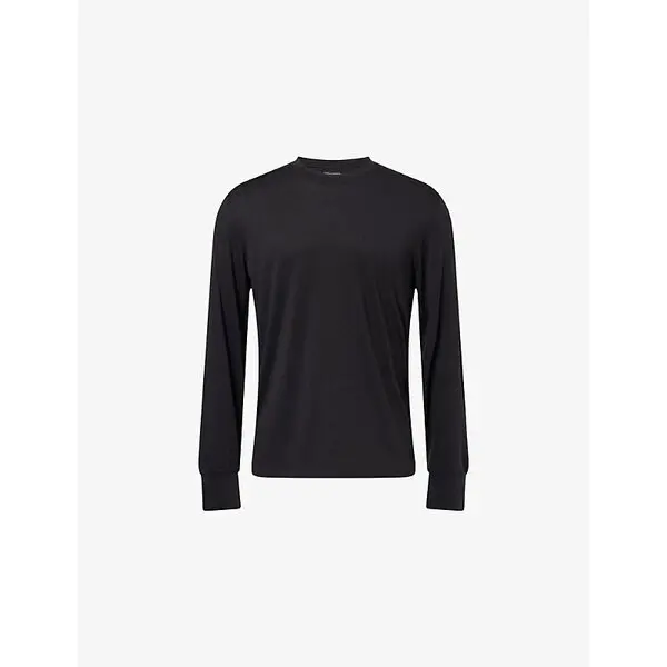 TOM FORD Crewneck Long-sleeves Woven-t-shirt