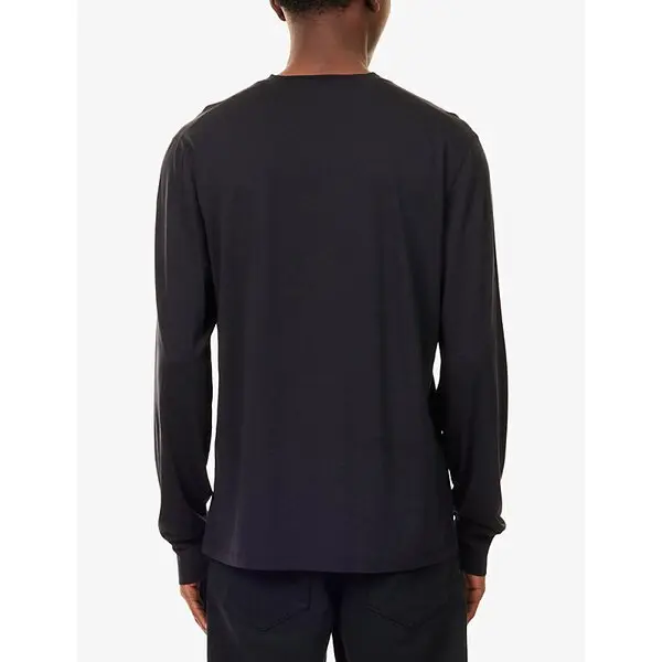 TOM FORD Crewneck Long-sleeves Woven-t-shirt