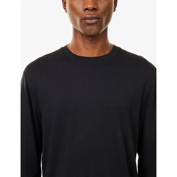TOM FORD Crewneck Long-sleeves Woven-t-shirt