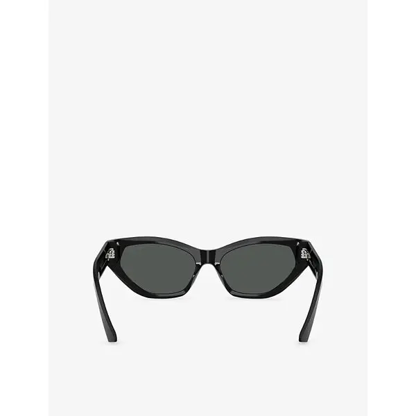 JIMMY CHOO Acetate Cat Eye Sunglasses - Black