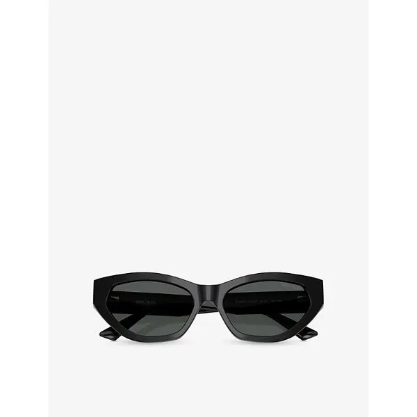 JIMMY CHOO Acetate Cat Eye Sunglasses - Black