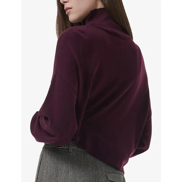LEEM Knotted-hem Wool-blend Jumper