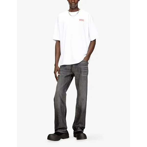DIESEL® T-boxt Bisk Brand-print Cotton-jersey T-shirt - 100