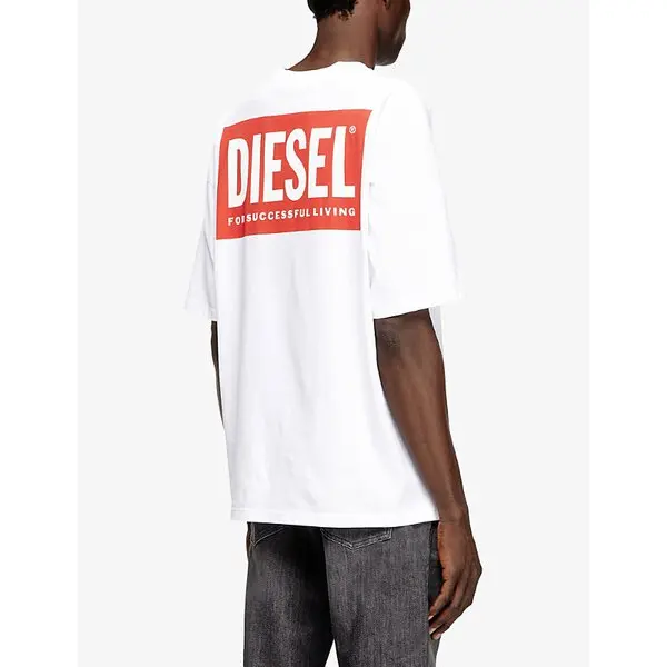 DIESEL® T-boxt Bisk Brand-print Cotton-jersey T-shirt - 100