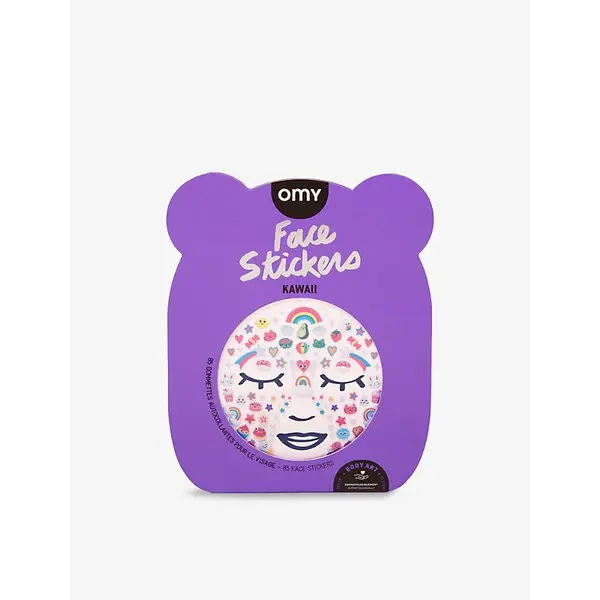 OMY I Pack Of 85 Face Stickers - Kawai