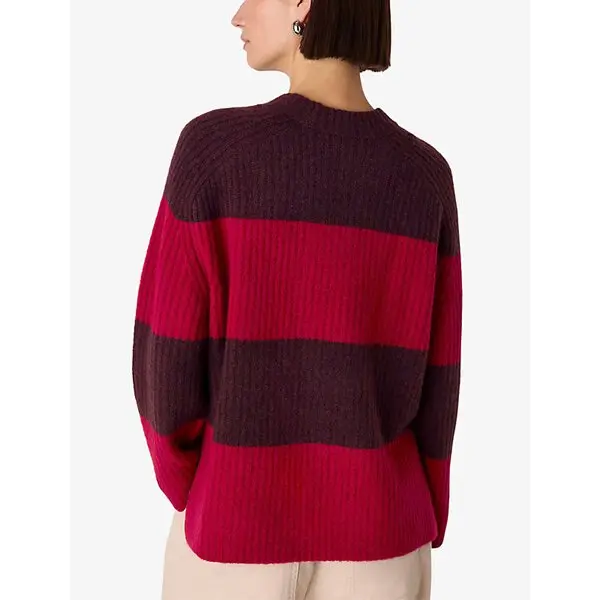 Whistles Wide Stripe Wool-blend Knitted Jumper - Multi-coloured