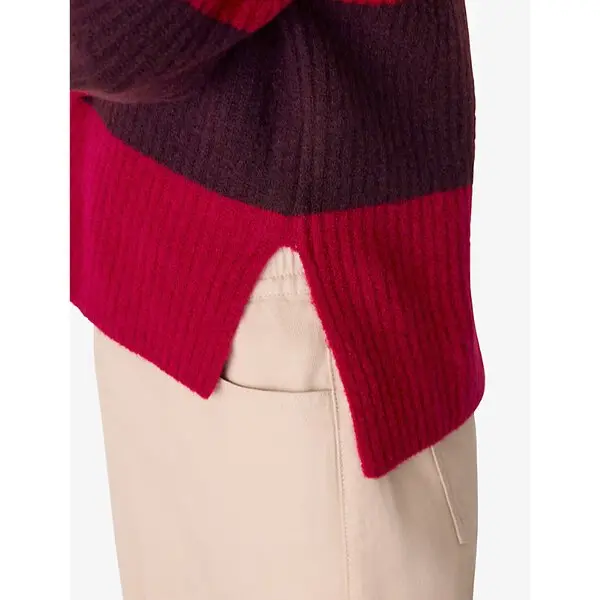 Whistles Wide Stripe Wool-blend Knitted Jumper - Multi-coloured