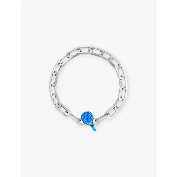 POUBEL Sterling And Enamel Padel Charm