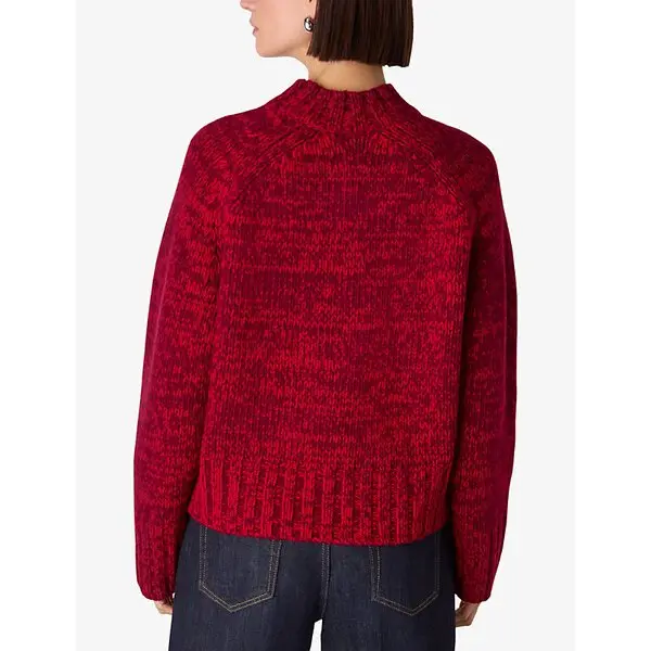 Whistles Chunky Wool Fleck Knitted Jumper